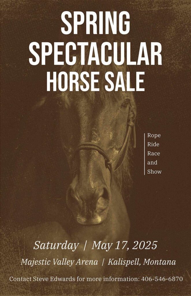 Spring Spectacular Horse Sale 05/17/2025 - Majestic Valley Arena